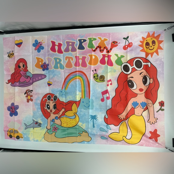 Party Supplies | Karol G Happy Birthday Backdrop Banner 5x3ft | Poshmark